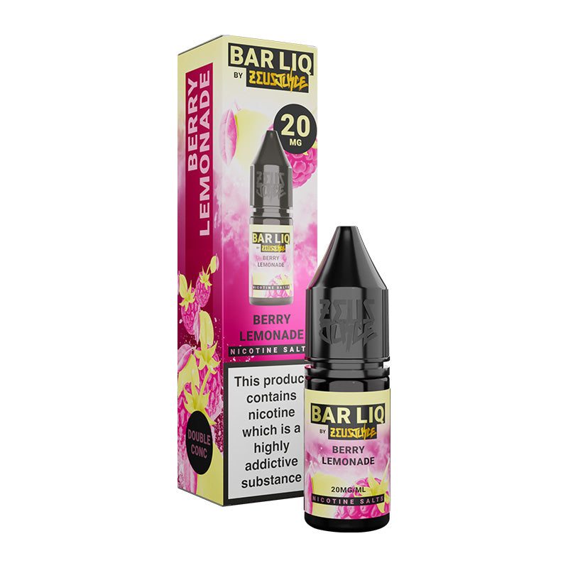 Zeus Juice Bar Liq Nic Salts 20mg – Box of 10 (10ml, 50/50, Online Onl